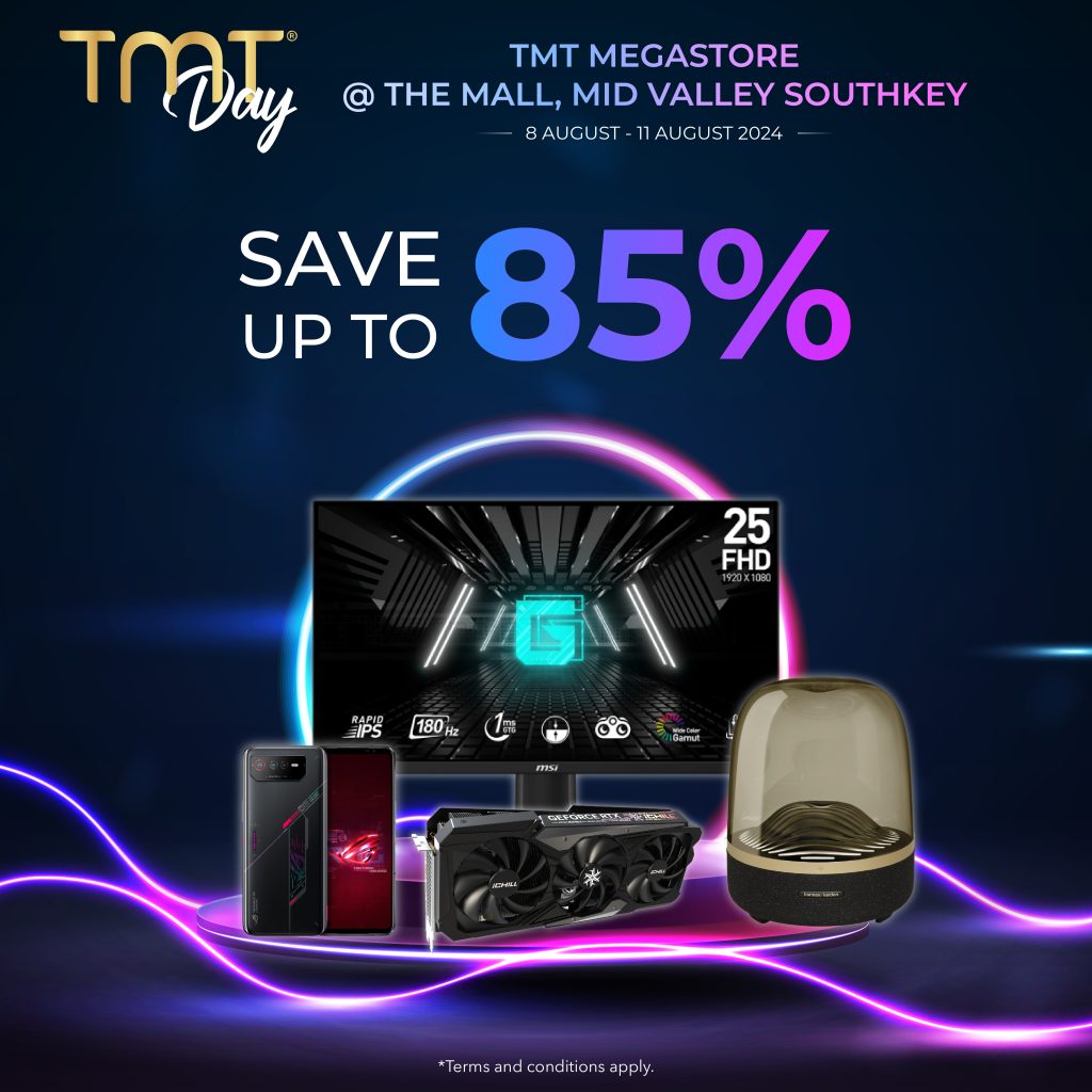 Up To 85% Savings At TMT Megastore, Mid Valley Southkey Happening For 4 ...